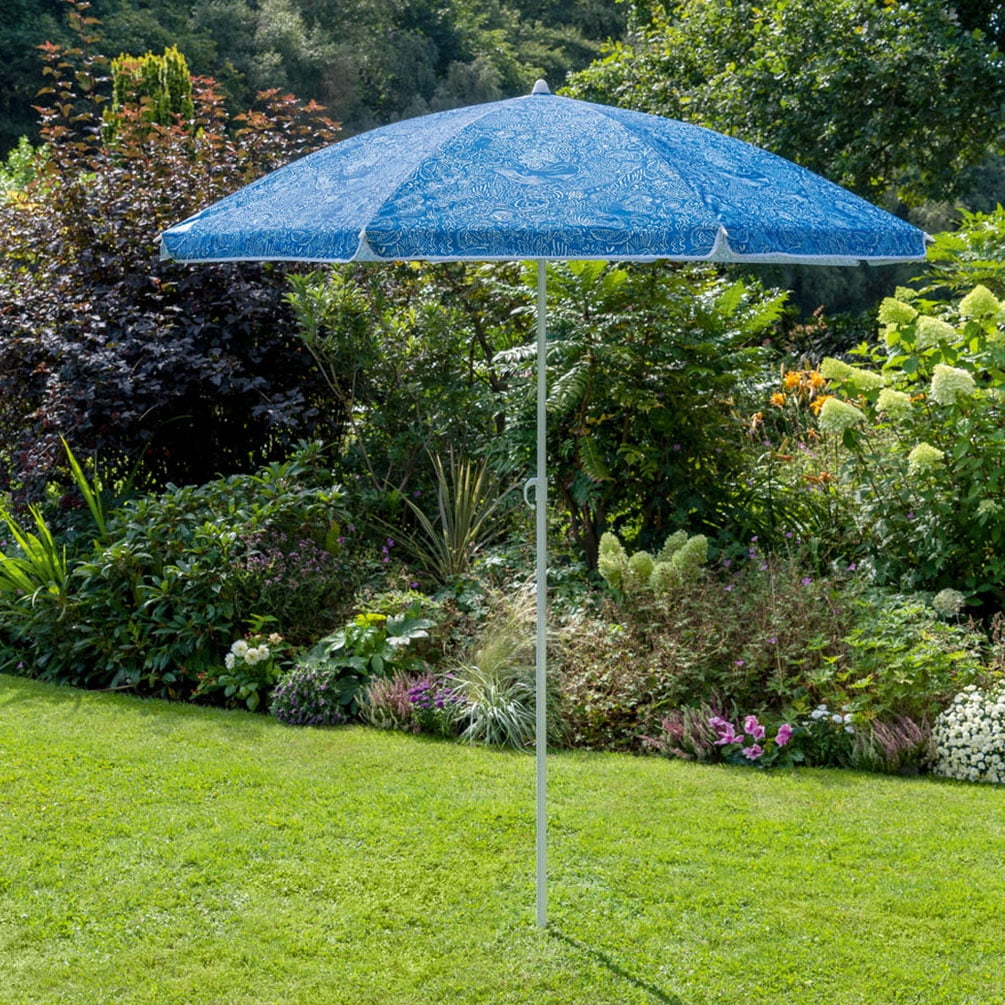 Bayside21 6.5ft Outdoor Beach Umbrella with Sand Anchor and UV50+ Sun ...