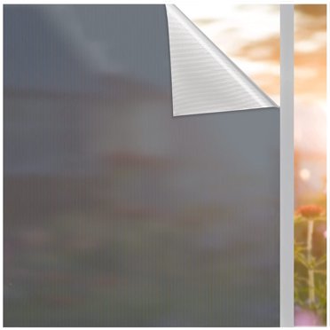 Frosted Window Film No Glue, Frosting Privacy Glass Films for Windows ...