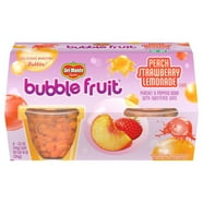 Del Monte Bubble Fruit Gel Peach Strawberry Fruit Cup Snack with ...