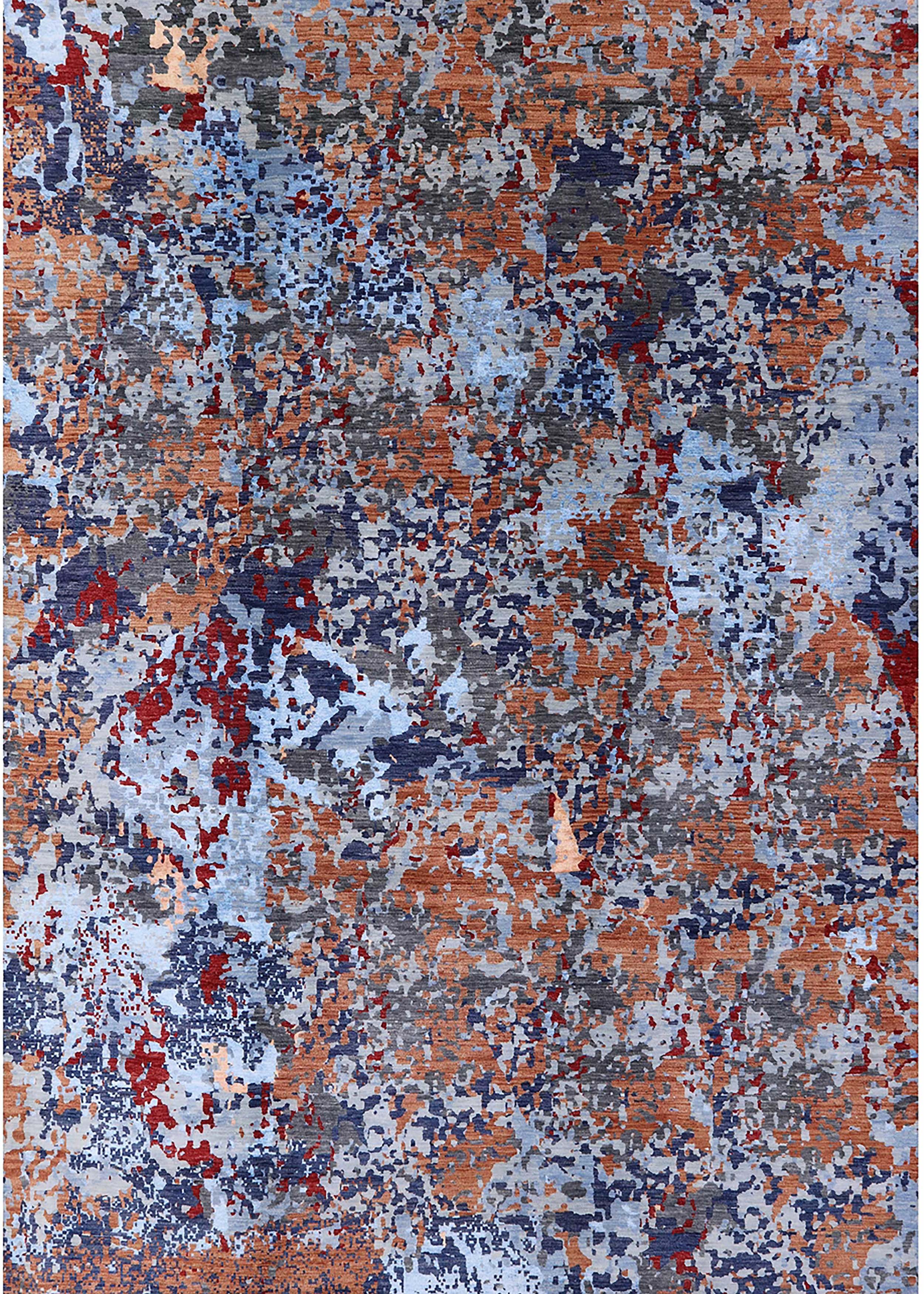 Ahgly Company Indoor Rectangle Mid-Century Modern Maroon Purple ...