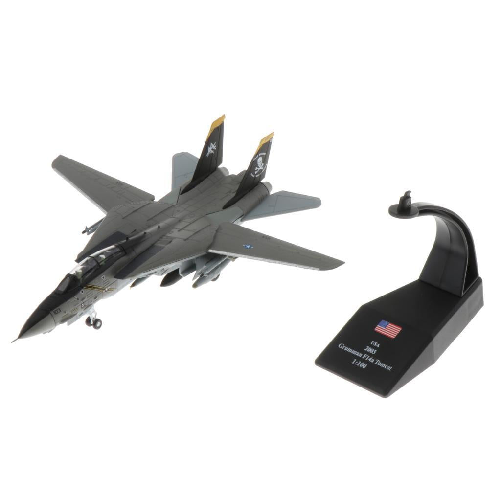 Buy 1:100 Scale Diecast Aircraft Airplane Model Plane F-14 Fighter ...