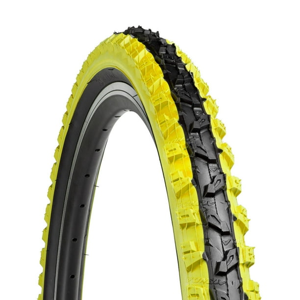 Llanta para bicicleta R26 x2.10 amarilla payaso amarillo | Bodega ...