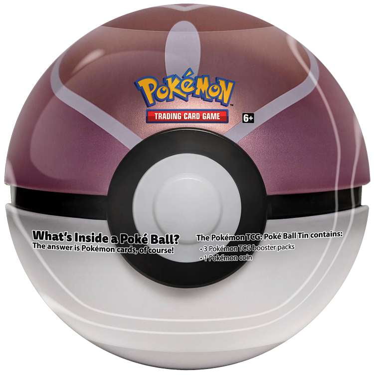 Pokemon 2022 Love Ball Pokeball Tin Set (3 Booster Packs & Coin ...