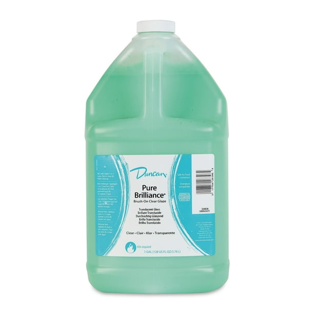 Duncan Clear Glazes - Pure Brilliance, Brush-On, Gallon - Walmart.com