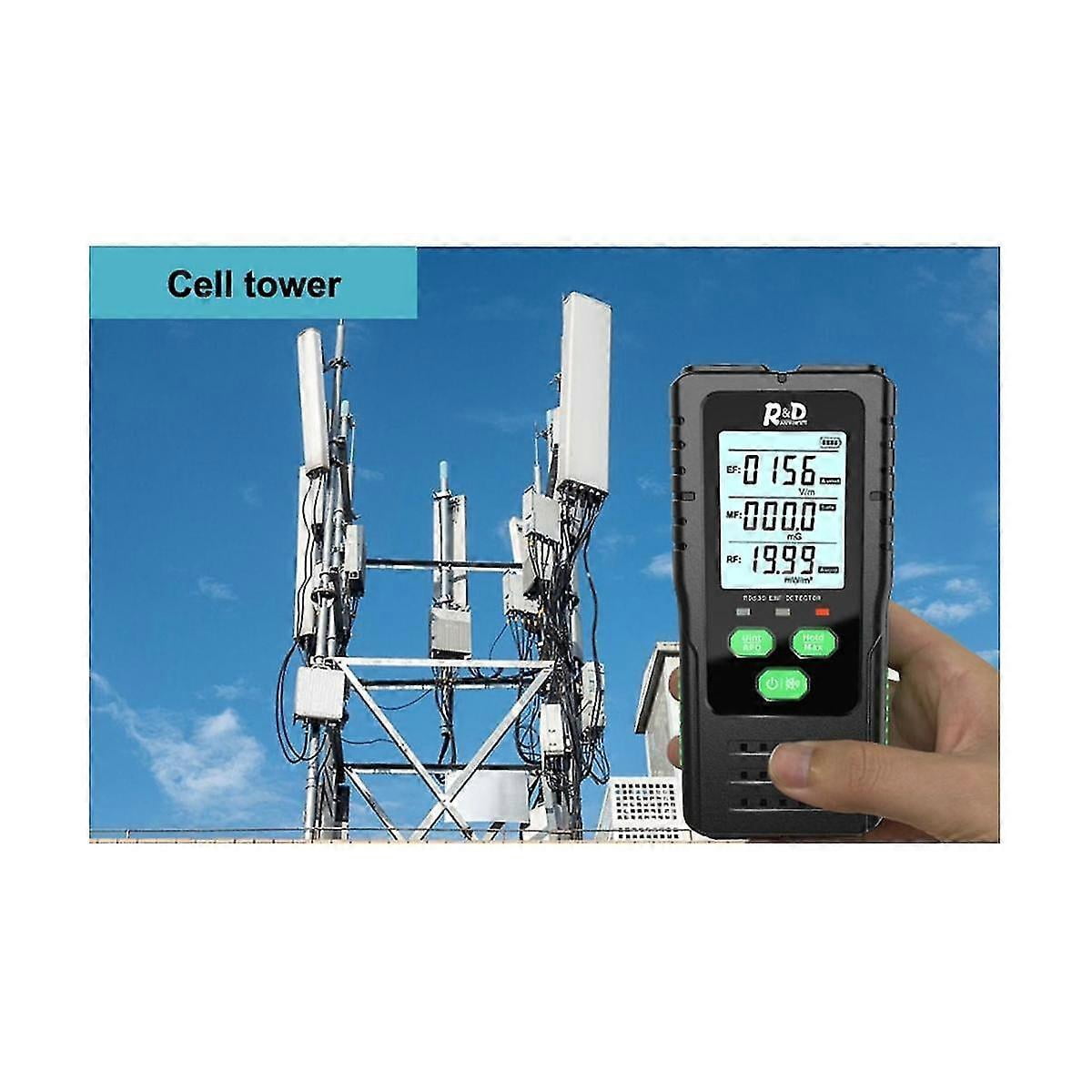3-in-1 Electromagnetic Field Radiation Detector Tester Emf Meter ...