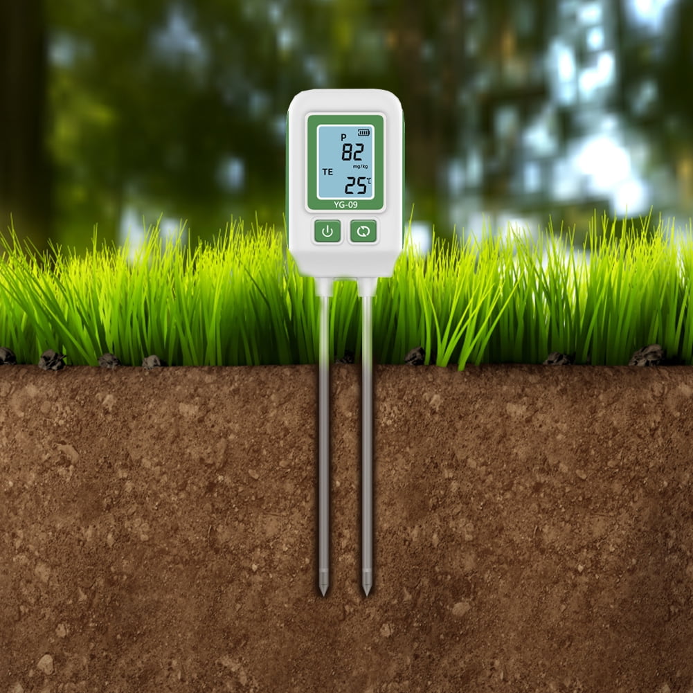 Soil NPK Analyser Meter 0-1999mg/kg Dual Needle Nitrogen Phosphorus ...