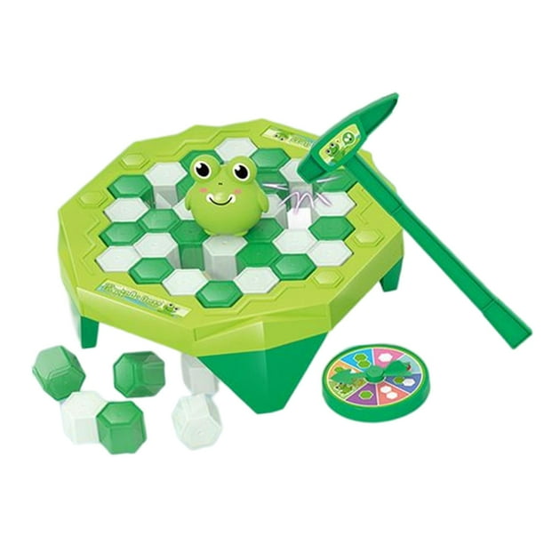Ice Block Breaking Game with Turntable Table Knock Block Motor Skills ...