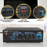 Pyle PTA4 Mini 2-Channel Power Amp with Bluetooth, 240 Watt Home ...