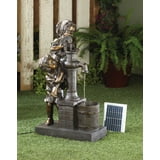 Zingz & Thingz Teamwork Solar Fountain 15.75x8.75x28.75" - Walmart.com