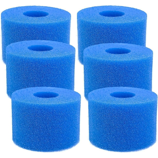 Reusable S1 Filter Sponge 6-Pack for Intex Type S1 Swimming Pool ...
