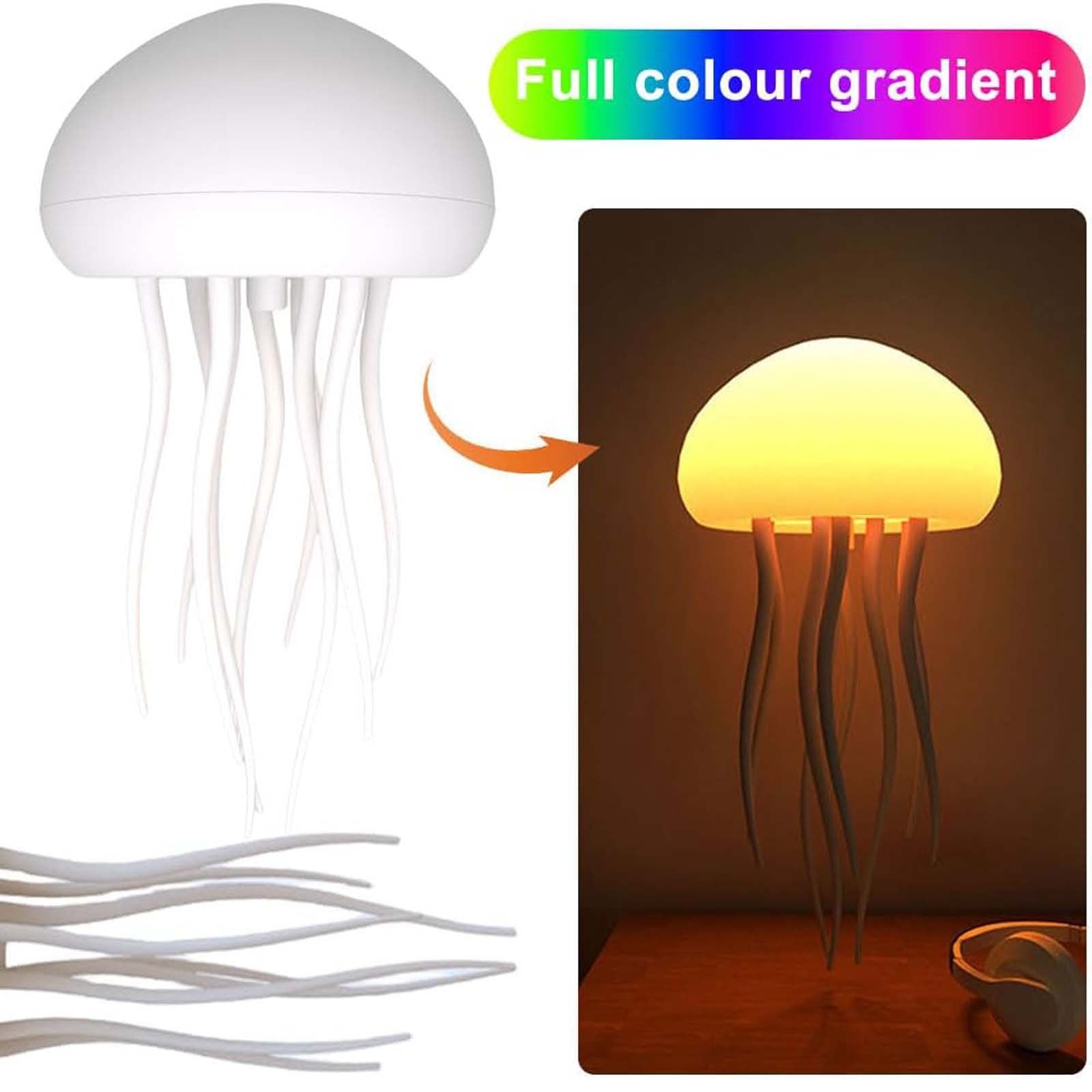 Click here for Meitianfacai Led Cute Jellyfish Night Lamp Rgb Gra... prices