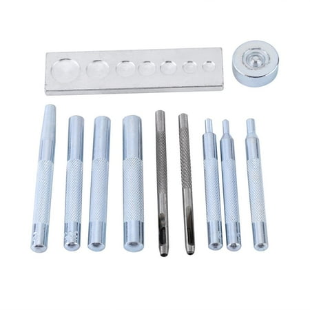 rivet setter, Heavy Duty Hollow Leather Craft Punch Hole Tool, DIY Leathercraft Tool Leather ...