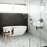 Lxcreat Peel and Stick Floor Tile 10PCS Vinyl Flooring Granite Floor ...