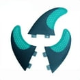LAIFNG FINS Surfboard Fins Twin Tri Fin a Set G5 size Fiberglass ...