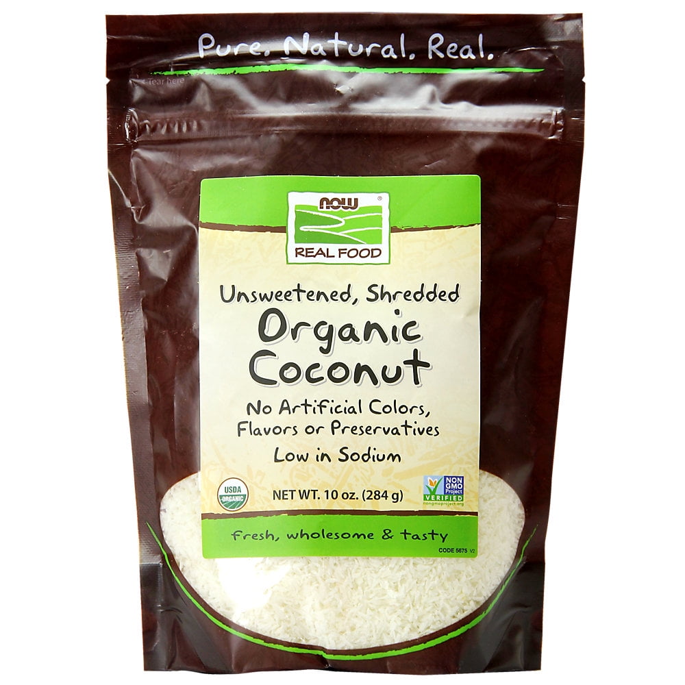 Unsweetened Shredded Organic Coconut (10 oz.) - Walmart.com