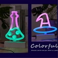 OAVQHLG3B Halloween Neon Sign,Halloween Decorations Spooky Light with ...