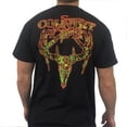 Country Life Outfitters Black & Orange Camo Realtree Deer Skull Unisex ...