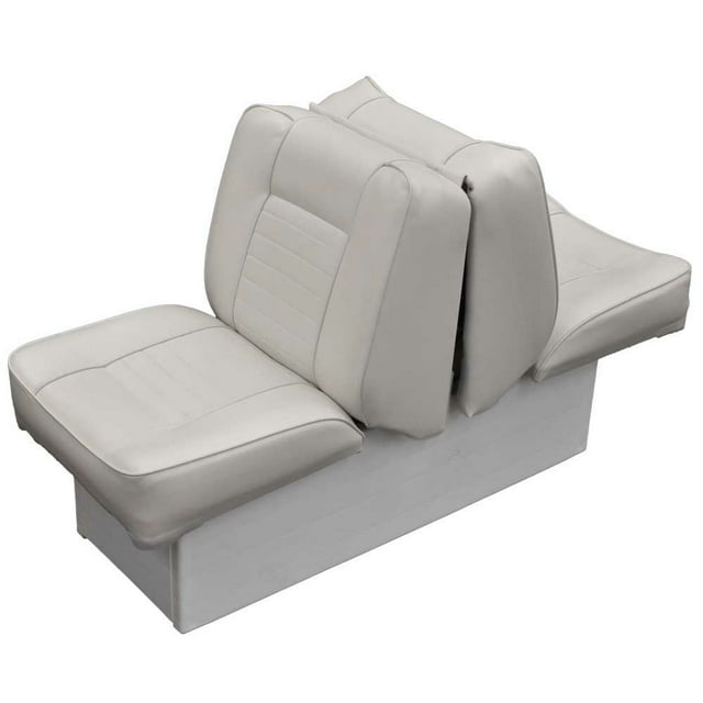 Back to Back Boat Lounge Seat 75112G | w/ Base Gray - Walmart.com