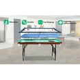 RACK Crux 55 in Folding Billiard/Pool Table (Green 3-in-1 Multi Game ...