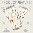20oz Watercolor Deer and Fall Leaves Stainless Steel Tumbler， Tumbler ...