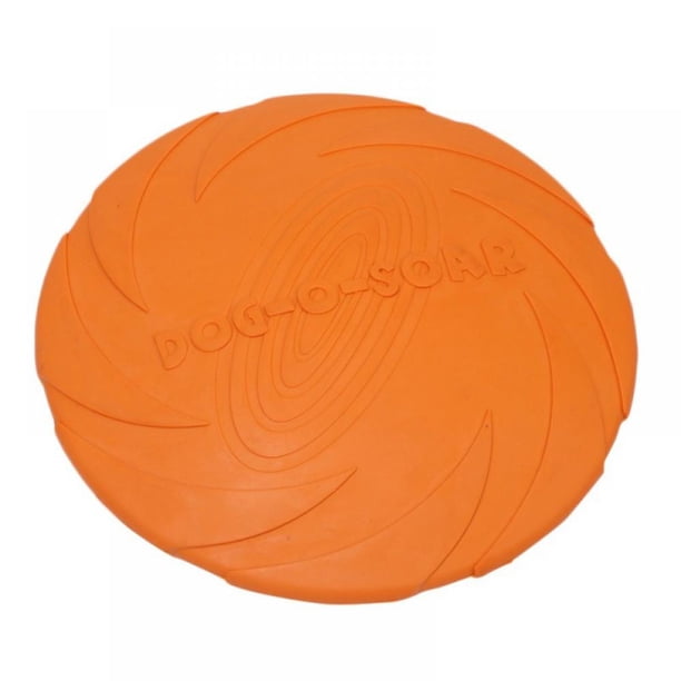 7.1 Inch/8.6Inch Dog Frisbees Nature Rubber Pet Training Flying Disc ...