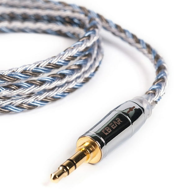 Gwong Electrónica KBEAR 2PIN / MMCX / QDC / TFZ 16 Hilos Braidy Cable ...