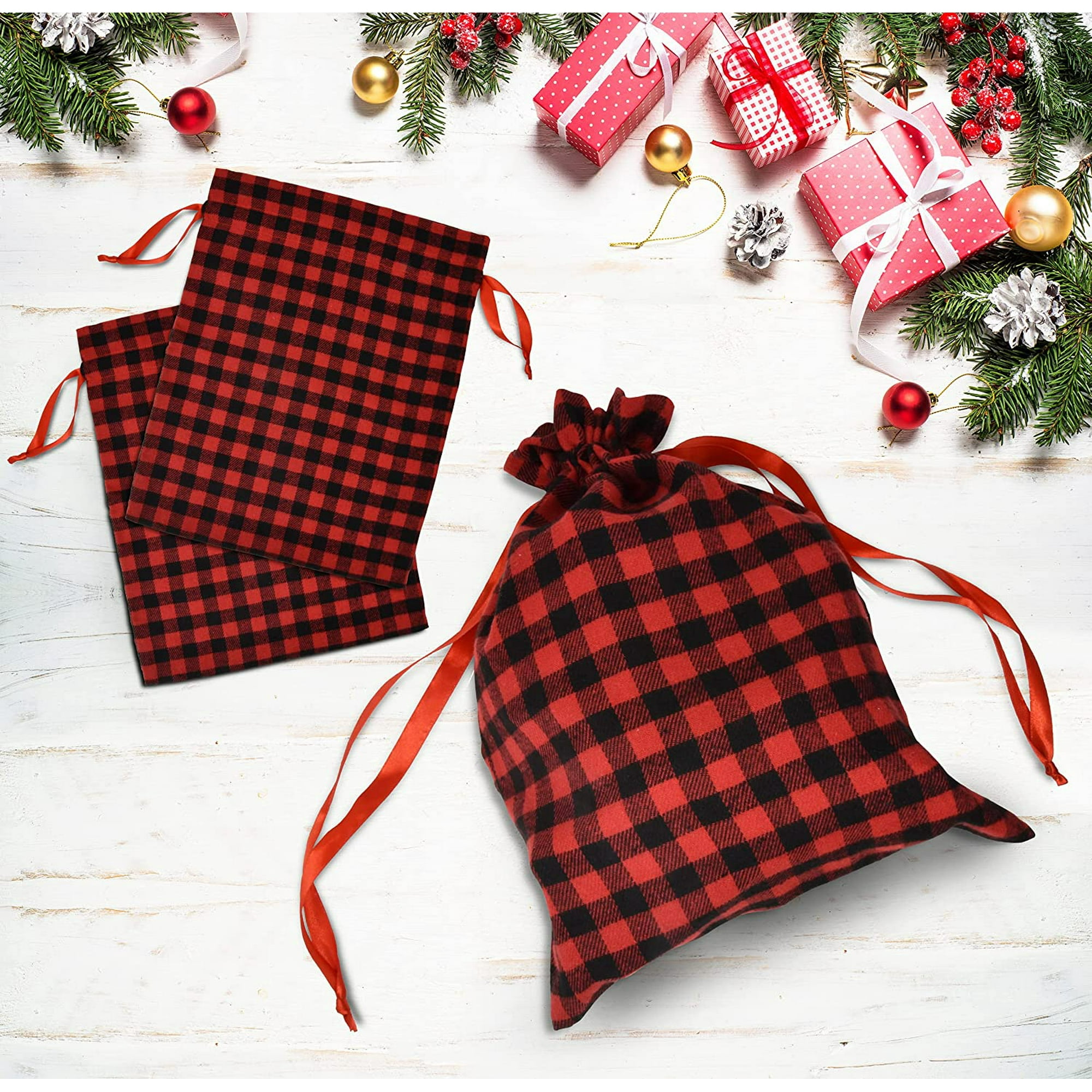 Red and black gift bags store