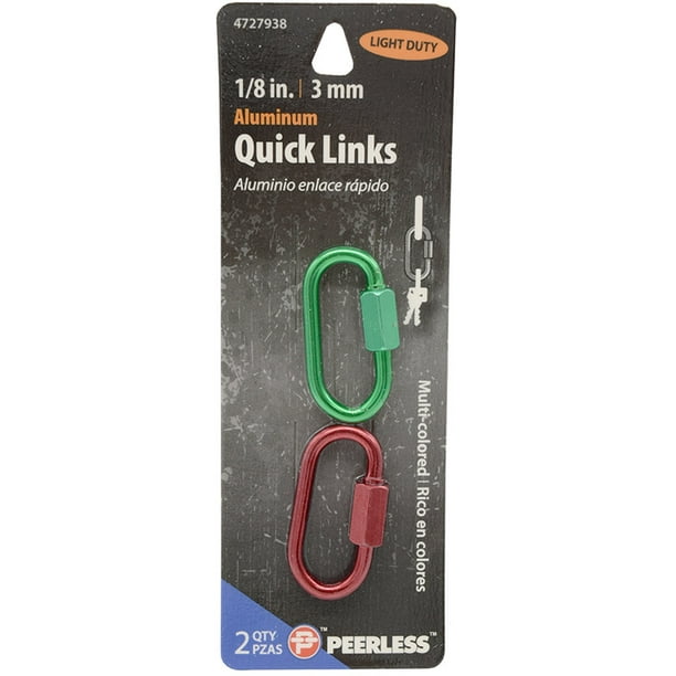 Peerless 1/8" Quick Links, 2-Pack - Walmart.com