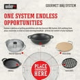 Gourmet BBQ System Pizza Stone with Carry Rack,16.7" Long - Walmart.com