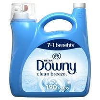 Downy Clean Breeze Liquid Fabric Softener, Fresh Scent, 140 Fl Oz, 190 Loads - Walmart.com
