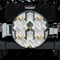 Abstract 3d Shapes Print Spare Tire Cover Waterproof Tire Wheel