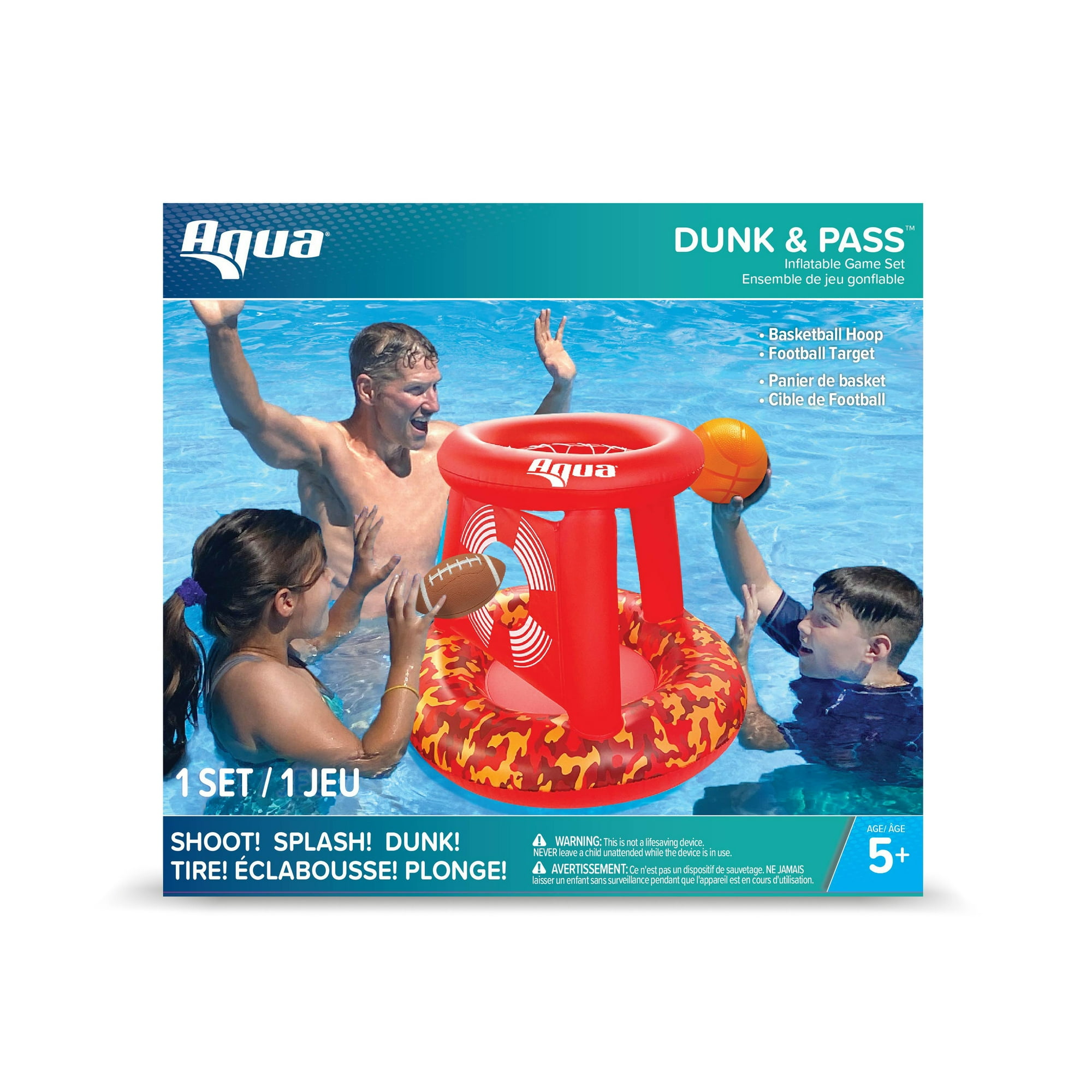Click here for Aqua Leisure Dunk & Pass Inflatable Hoop And Footb... prices