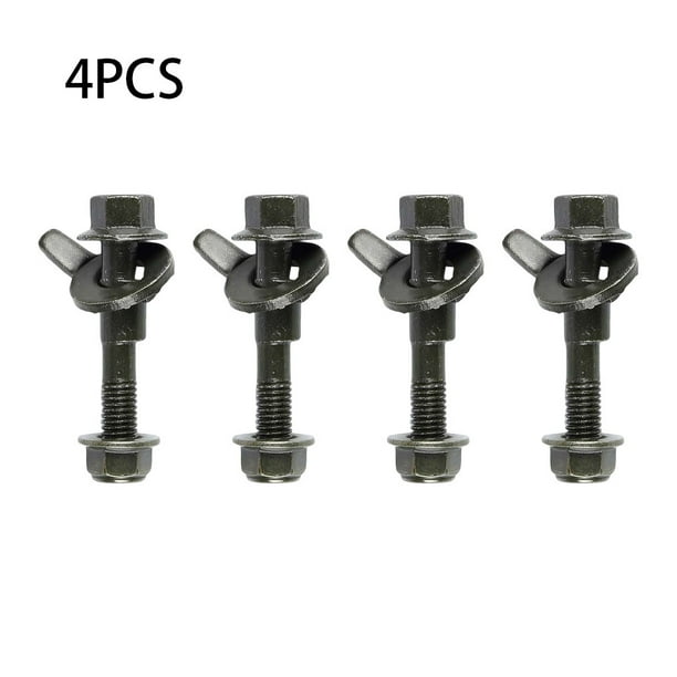 justharion 4 Pieces Car Wheel Alignment Camber Bolts Steel Eccentric ...