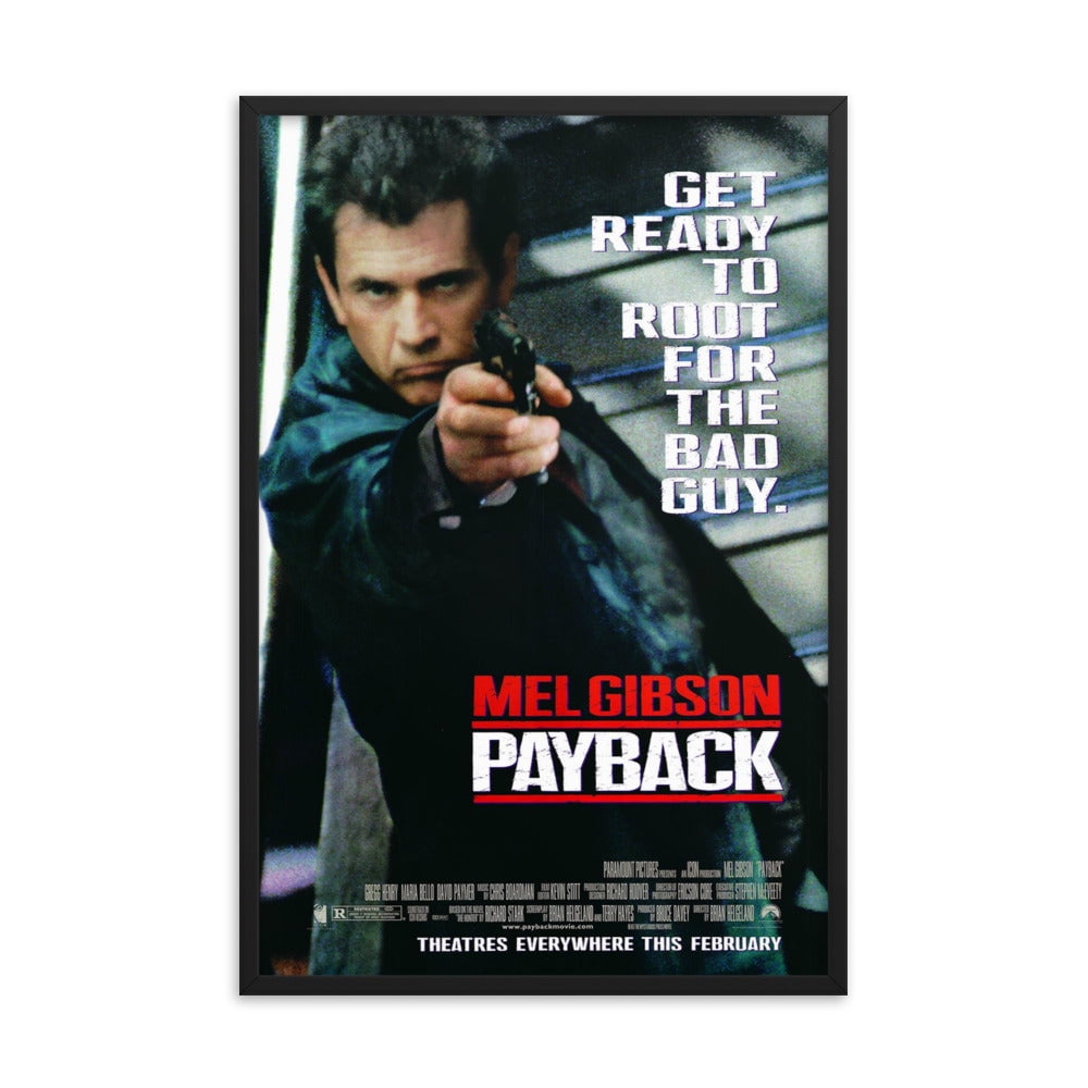 Payback 1998 REPRINT movie poster - Walmart.com