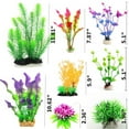Uptyia Artificial Aquarium Plants Plastic Fish Tank Decorations Fake ...
