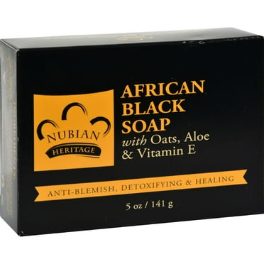 Kuza 100 African Black Soap, Fragrance Free, 4 Oz. - Walmart.com