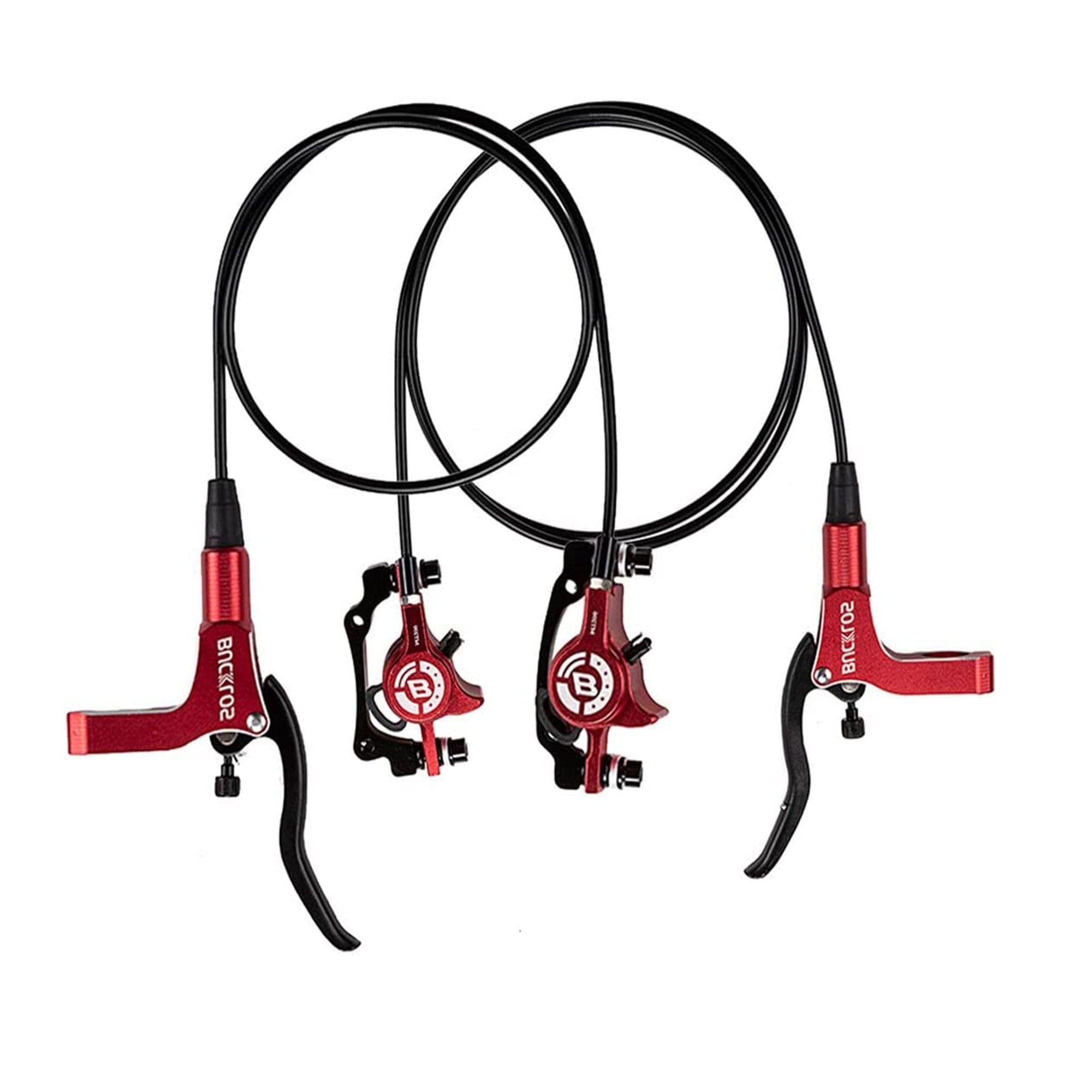 BUCKLOS MTB Bike Hydraulic Disc Left Front Right Rear Brakes Set fit ...