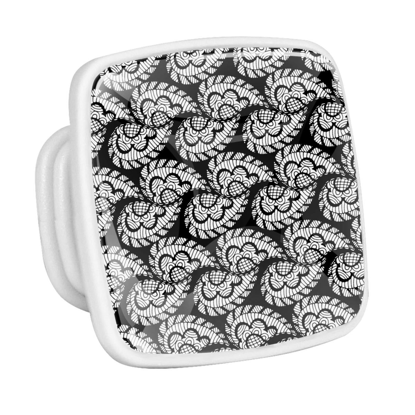 4PCS Square Cabinet Fluorescence Knob Glowing in the Dark Furniture ...