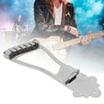 Riousery Trapeze Guitar Tailpiece 6 String Metal Bridge Replacement ...