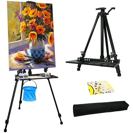 AIMTYD Art Easel Stand, Aluminum Artist Easel Painting and Displaying ...