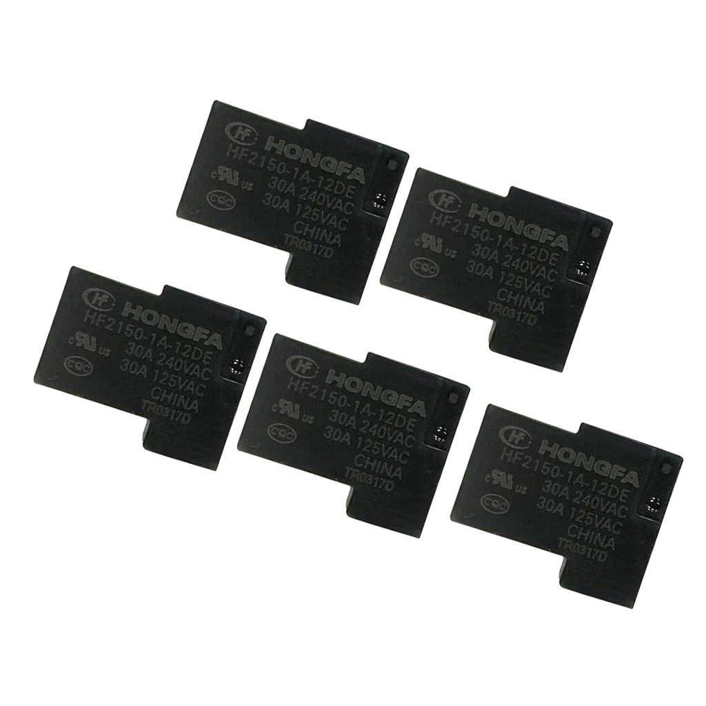 5Pcs 12V Micro Automotive Relay 30A 900mW 4-Pin Normally Open Car Bike ...