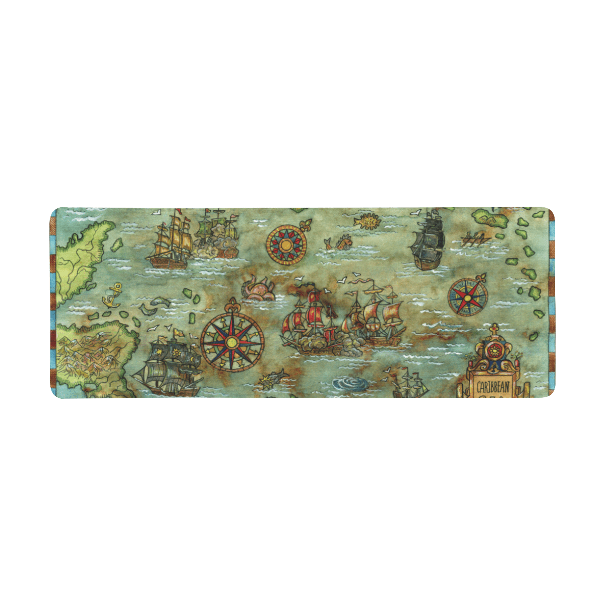 SUNENAT Soft Extra Extended Large Gaming Mouse Pad with Stitched Edges ...