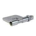 Highcraft 3/8 in. C-Clamp Rod Anchor for Beam, Electro Galvanized Steel ...