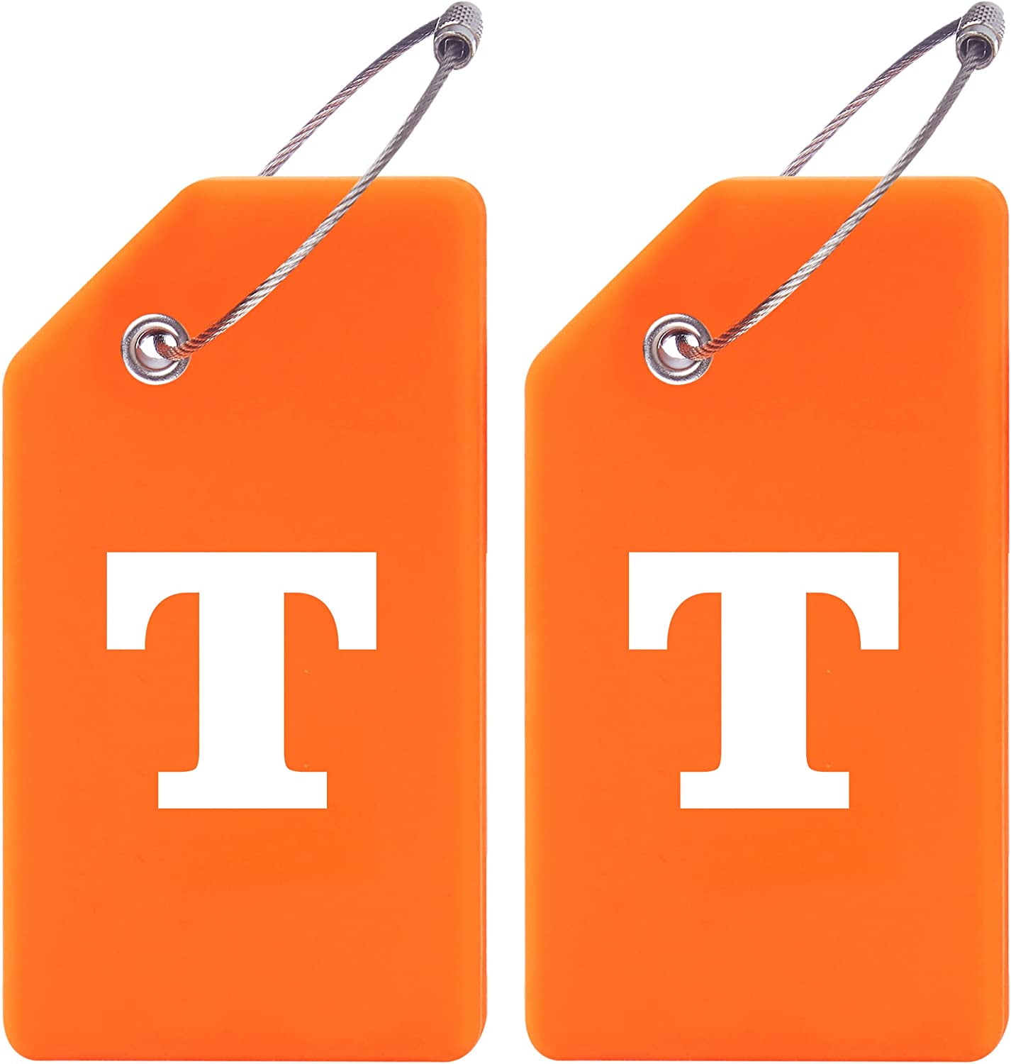 2 Pack Initial Letter Silicone Luggage Tag Baggage Handbag School Bag ...
