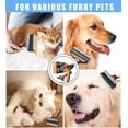 2 in 1 Professional Grooming Rake for Cats & Dogs-Dematting Comb for ...