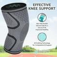 Cozlow Knee Brace For Arthritis And Torn Meniscus Relief Large 18 20