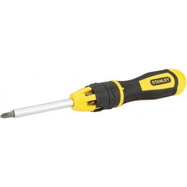Stanley 10-in-1 Multi Bit Ratchet Screwdriver with Magnetic Ratcheting Hand Tools 68-010 ...