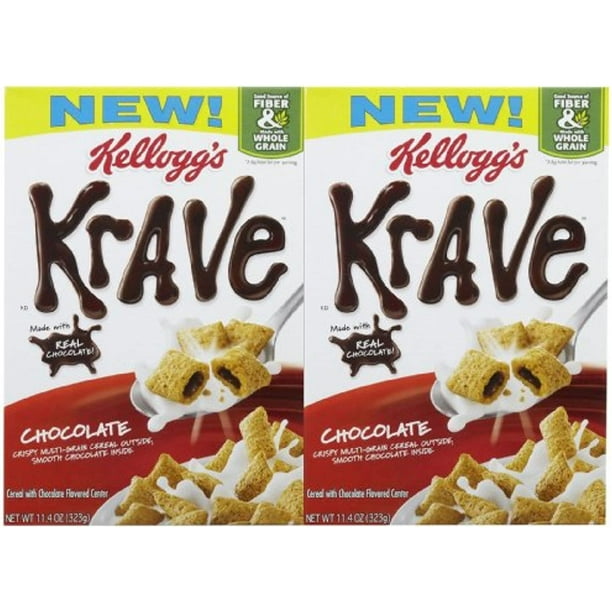 Kelloggs Krave Krave Cereal - Chocolate - 11.4 Oz - 2 Pk - Walmart.com