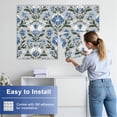 8 Pack Art Acoustic Panels Sound Absorbing Floral Blue Green Blooms ...