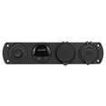 4-Way Marine Control Panel With USB Ports And LED Power Meter For Boats ...